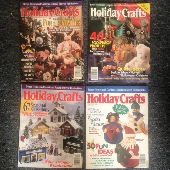 Art | Holiday Crafts Magazines Set Of 4 Complete | Poshmark